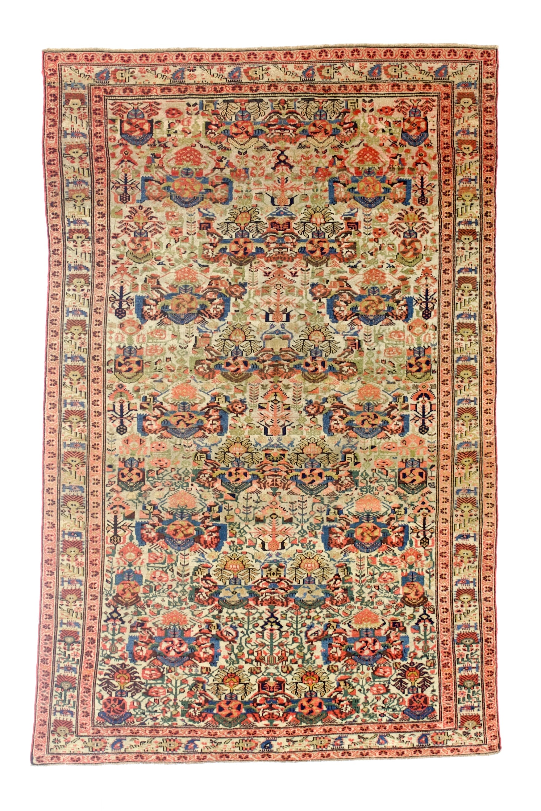 Antique Persian Farahan Zeleh Sultan Design Rug 3’11” x 6’3” – Victor ...