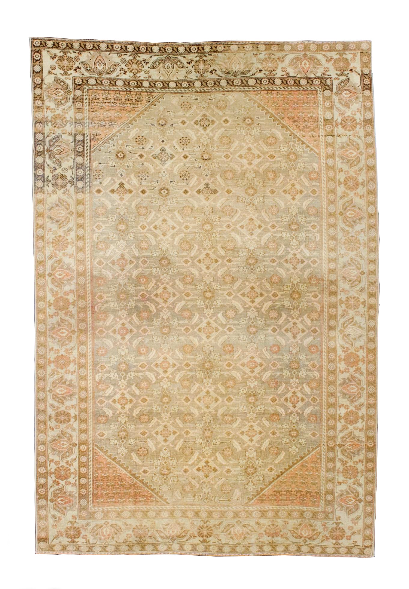 Fine Mid Century Tabriz Rug 5'1" x 7’7” – Victor Gallery