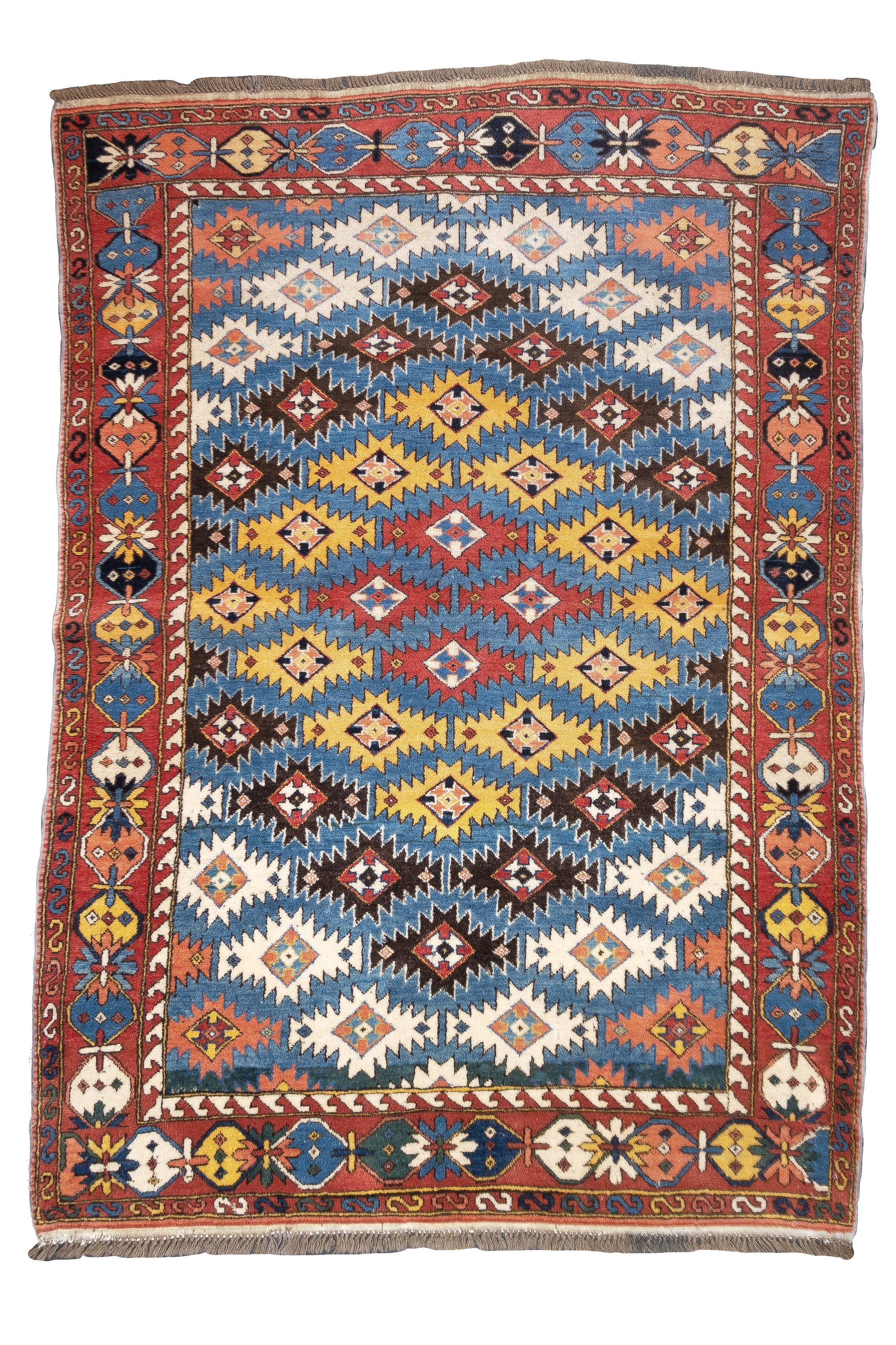 Antique Caucasian Kuba 4’5" x 6’2" – Victor Gallery