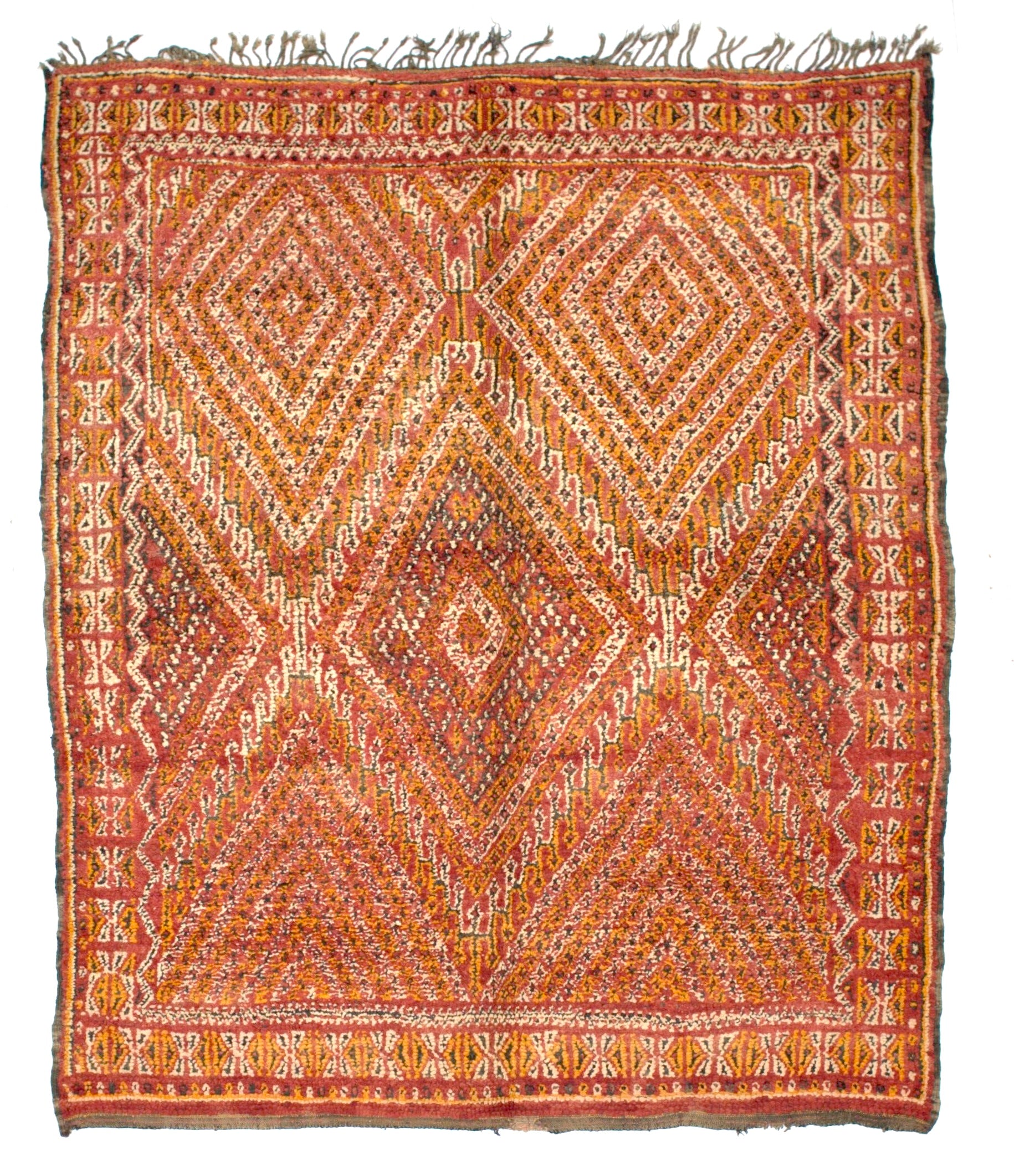 Fine Antique Oushak Rug 7’2” x 8’7” – Victor Gallery