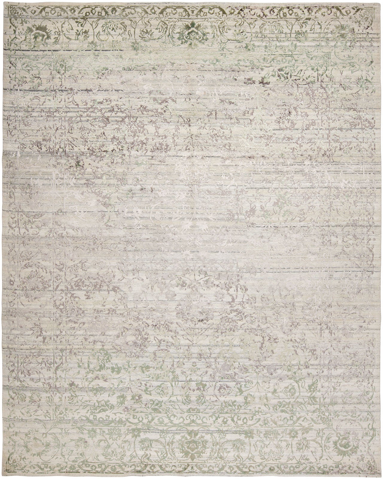 Celest CL-11 Ivory - Green Rug – Victor Gallery