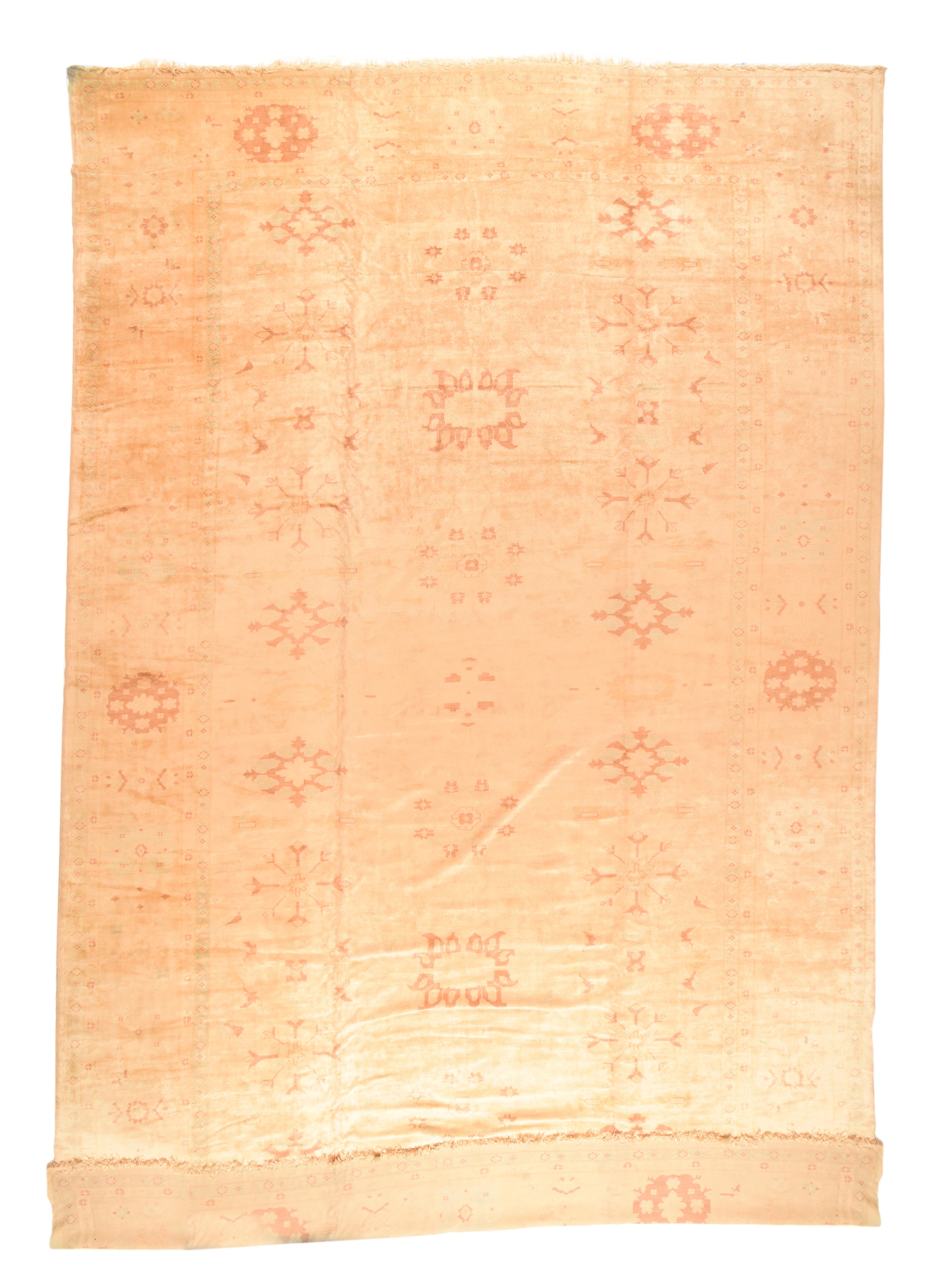 Antique Turkish Oushak Rug 14’0" x 21’0" – Victor Gallery