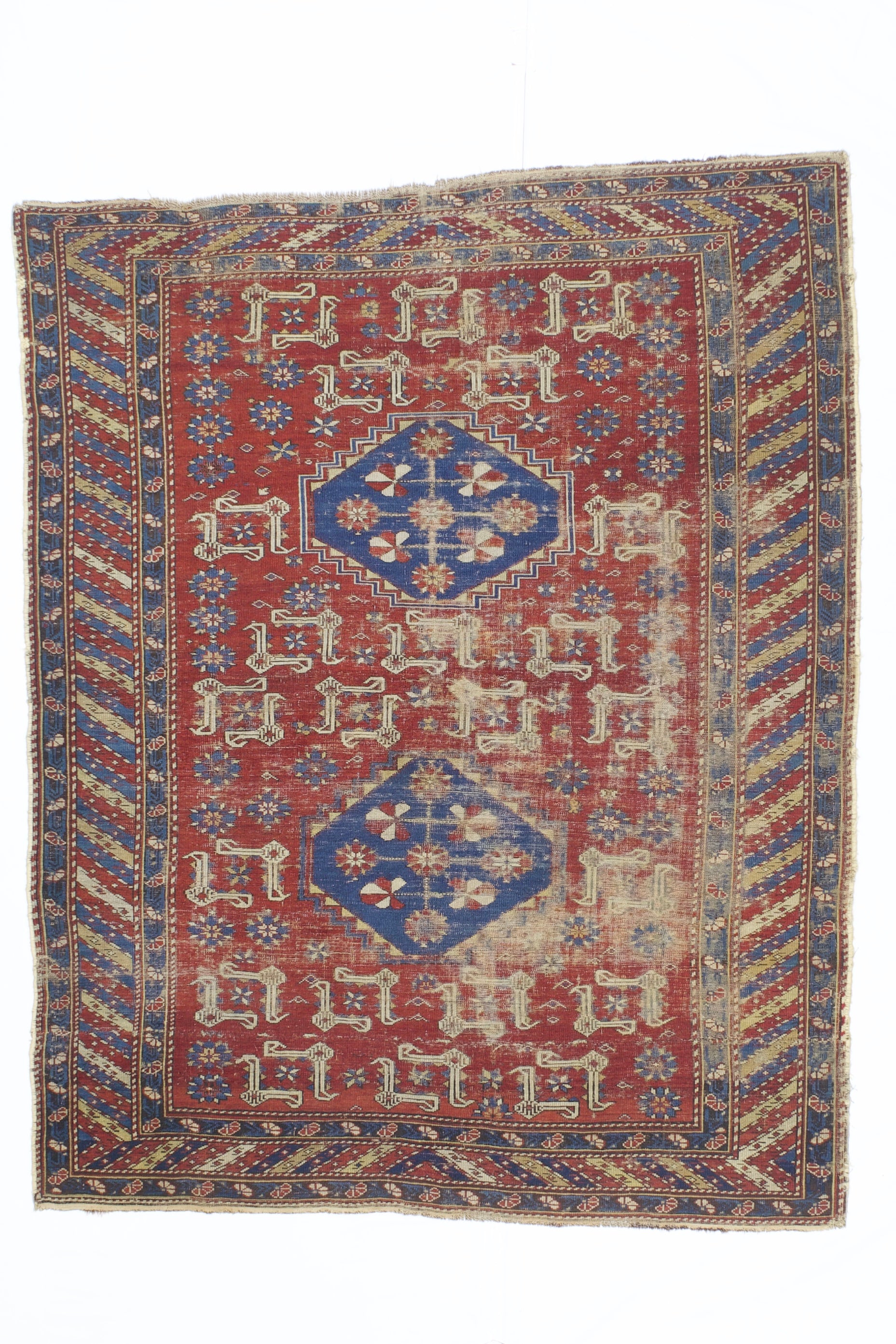 Antique Kuba Shirvan Rug 5'1" x 6’8” – Victor Gallery