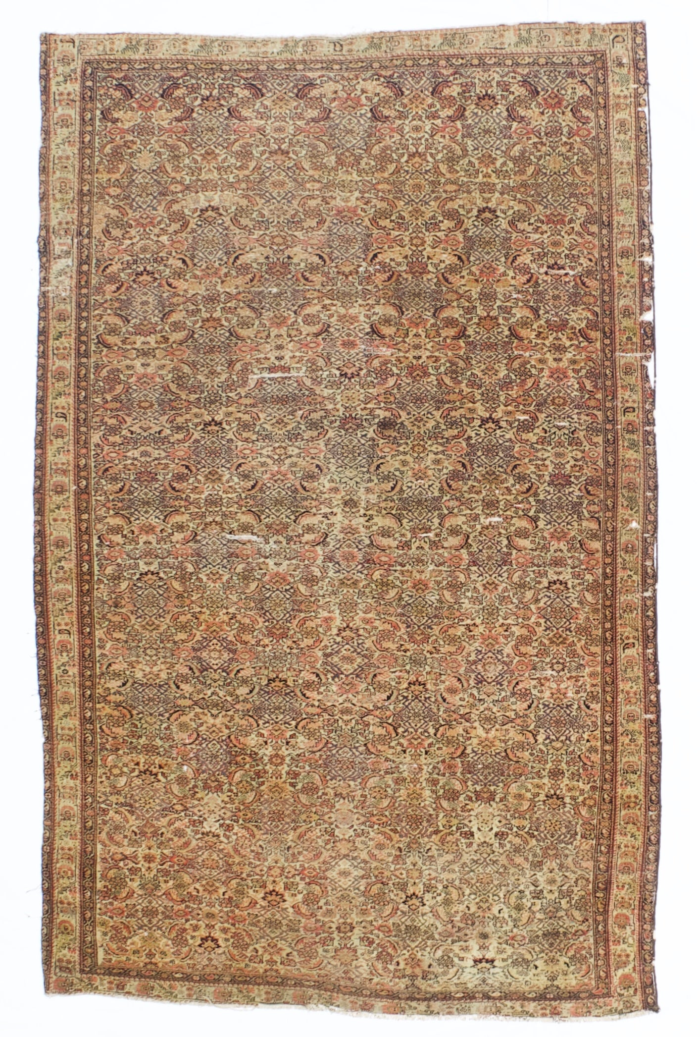 Antique Persian Farahan Rug 3'9" x 5’10” – Victor Gallery