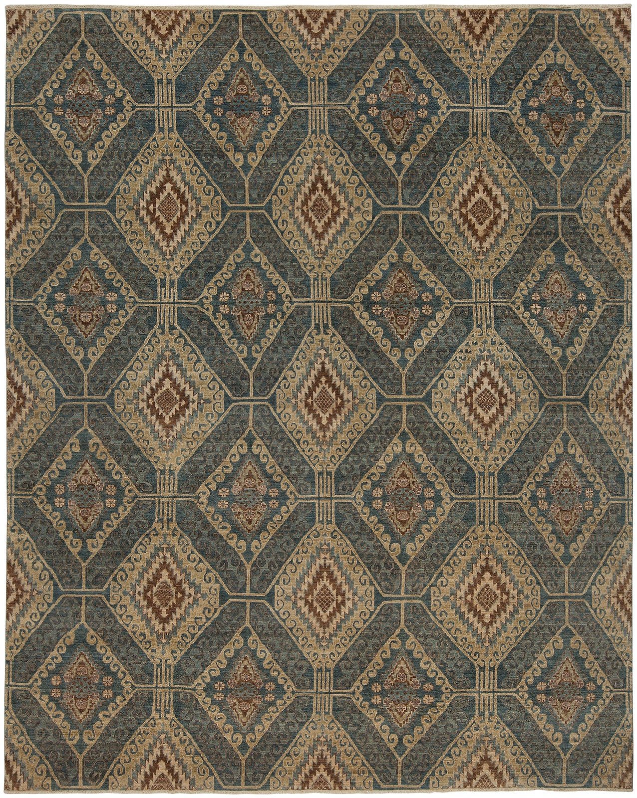 Metropolis METR-501 Blue Rug – Victor Gallery